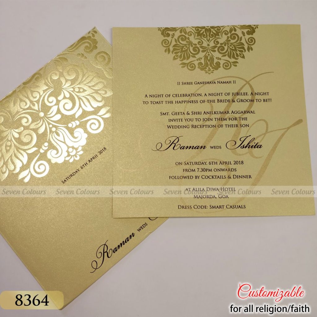 Low Price Budget Indian Wedding Invitations | WORLDWIDE DELIVERY